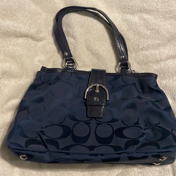 Coach | Bags | Coach Bag Navy Blue | Poshmark